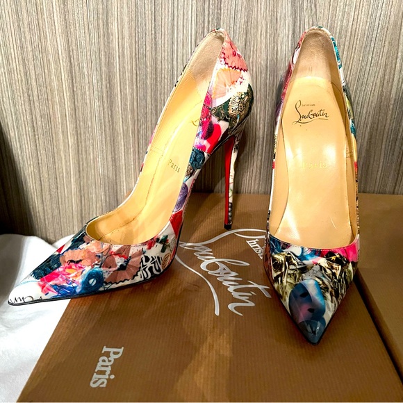 Christian Louboutin | Shoes | Christian Louboutin Multicolor Stiletto ...